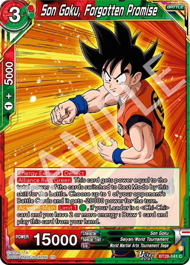 Son Goku, Forgotten Promise (BT28-141) [Prismatic Clash]